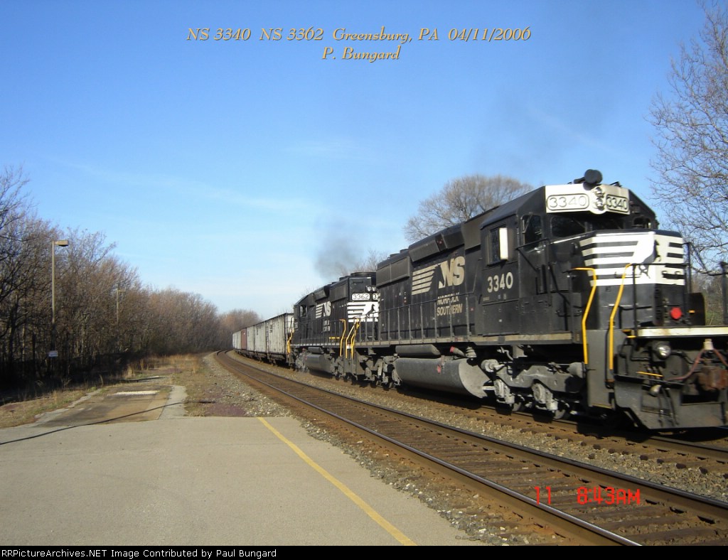 NS 3340 SD40-2 NS 3362 SD40-2 04/11/2006